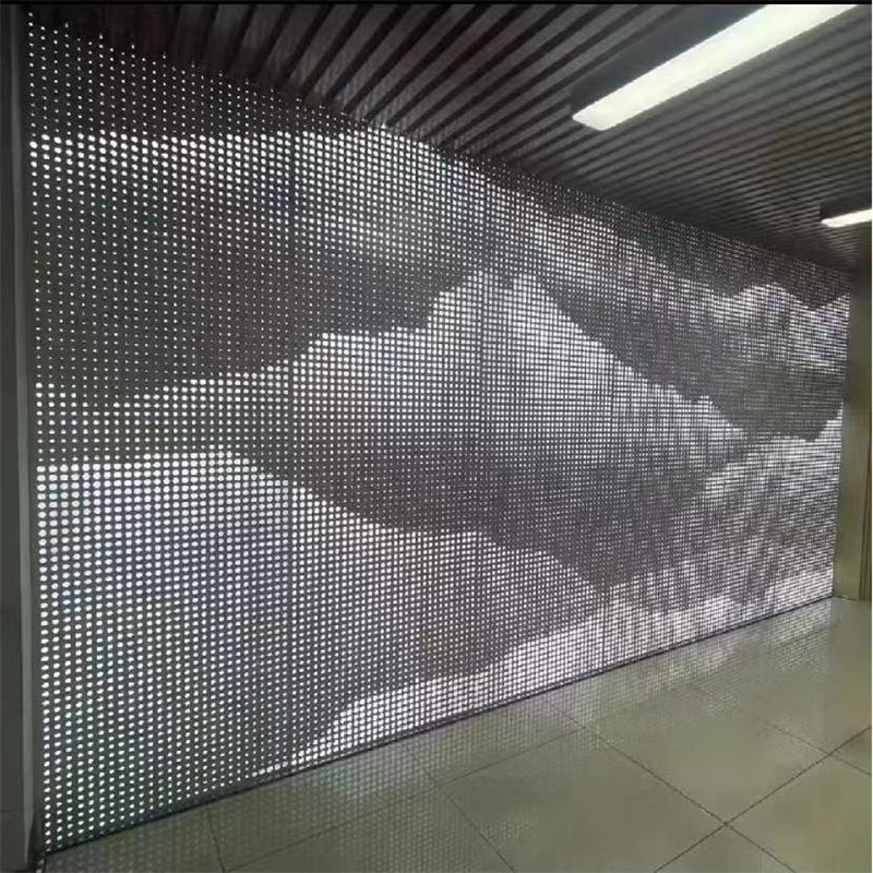 Paneles de revestimiento de aluminio perforado