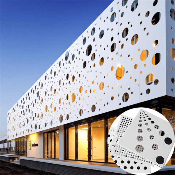Decorative Aluminum Facade Panels - Aluminum Perforated Wall Panel ...
