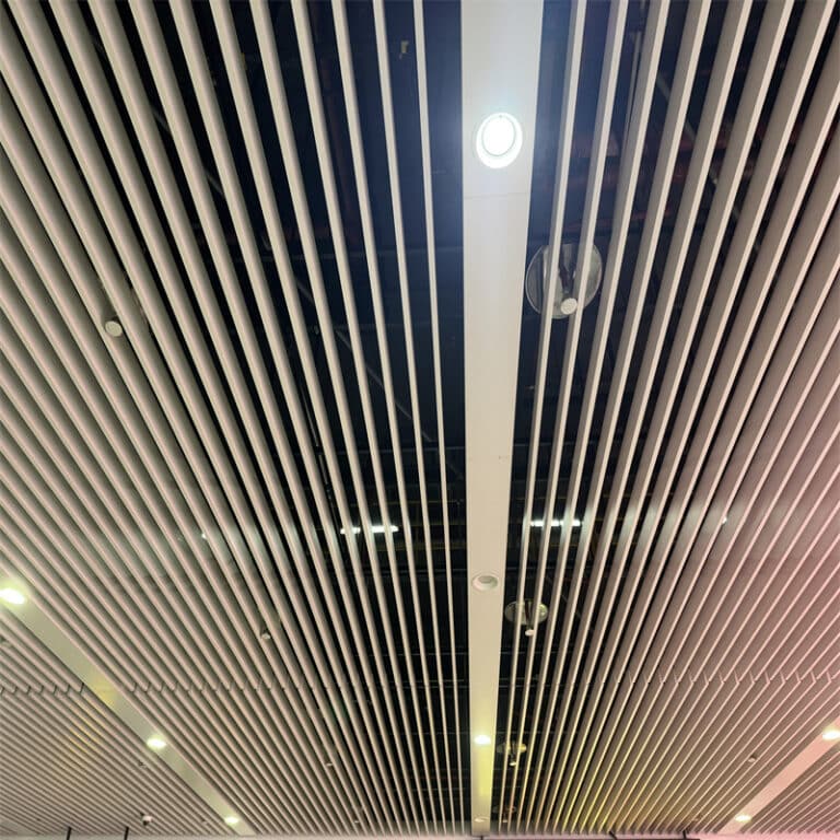 Airport White Aluminum Baffle Ceiling - Aluminum Baffle Ceiling ...